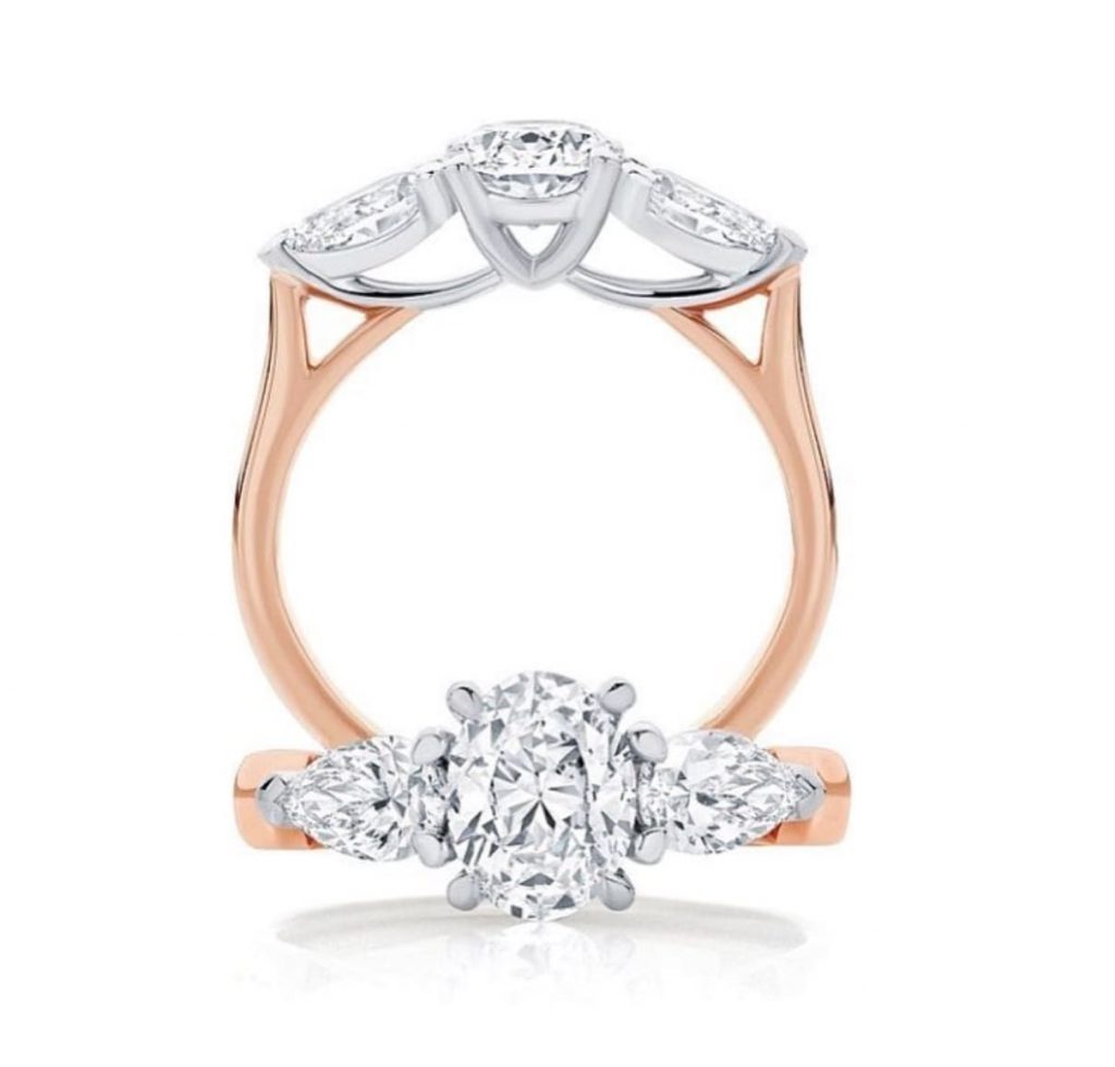 Three Stone Engagement Ring - Ultimate Guide - Larsen Jewellery