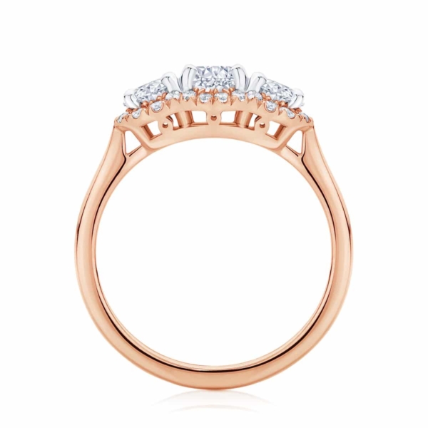 Diamond Trilogy Rings, 3 Stone Diamond Rings | Larsen Jewellery